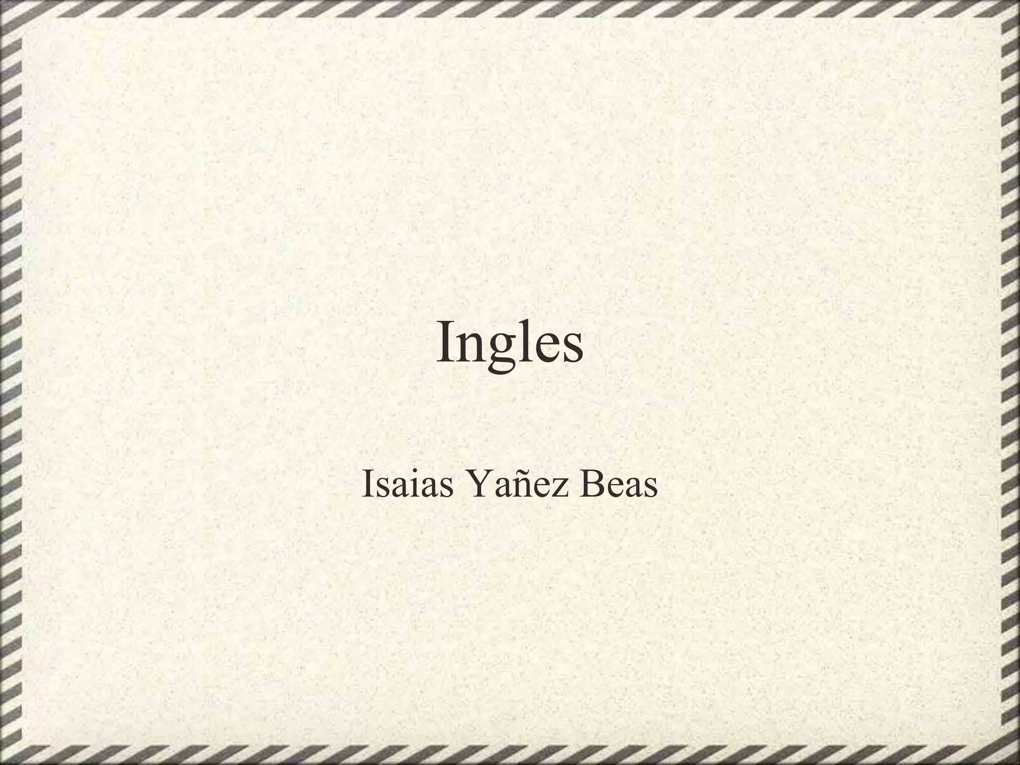 Ingles | PPT