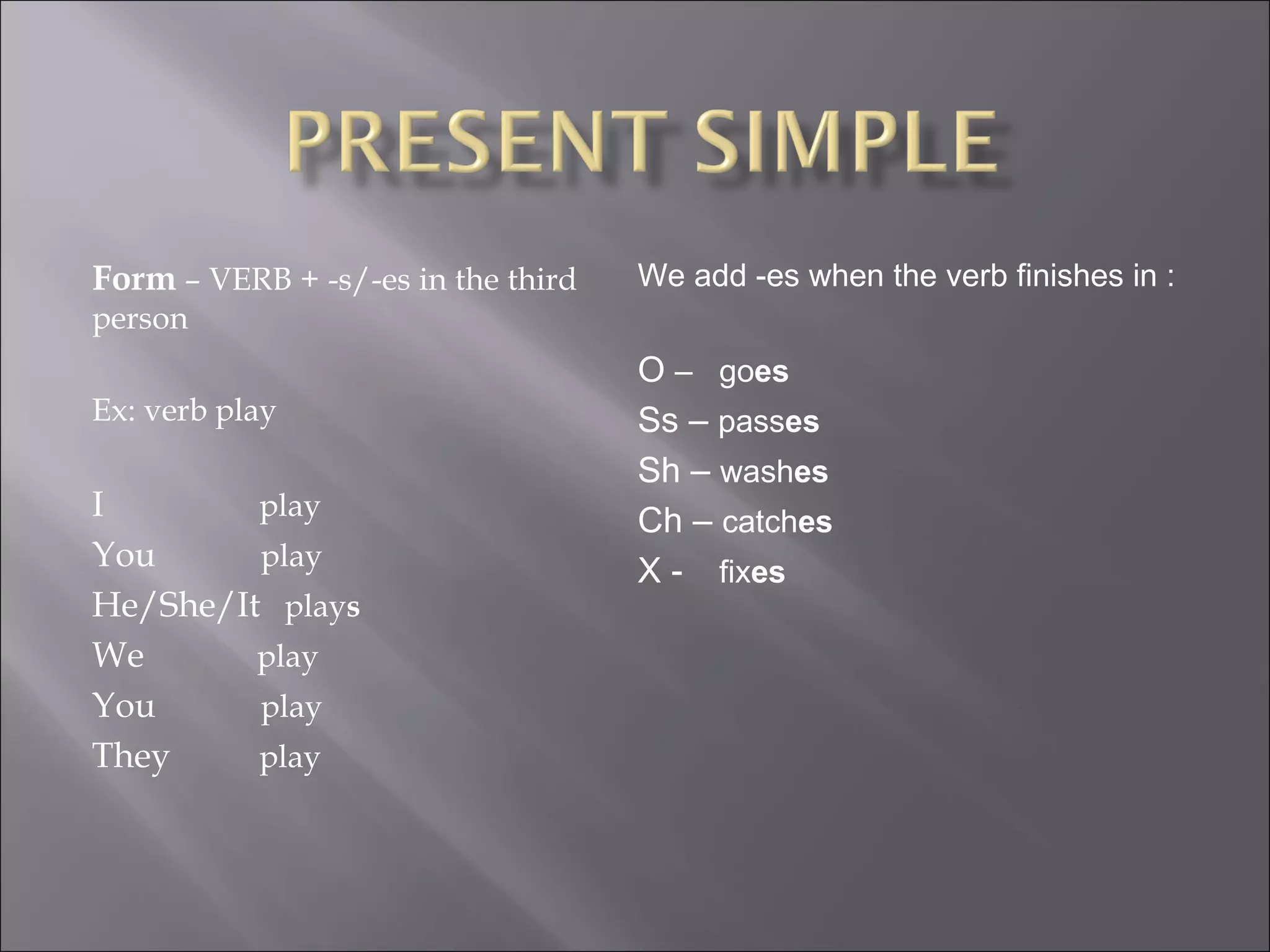 Verb Tenses | PPT