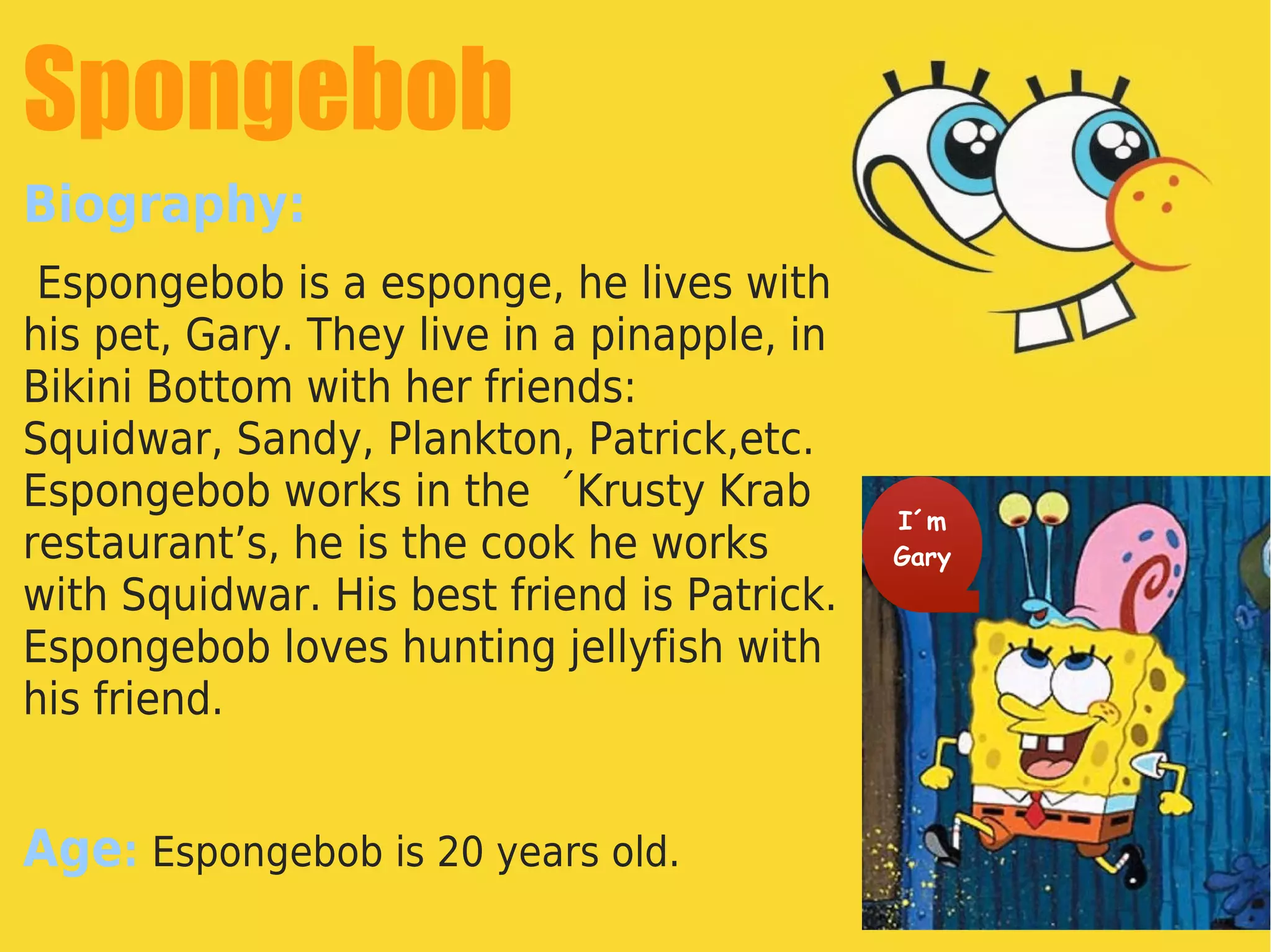 Bob sponge | ODP