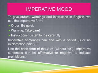 Imperative Definition