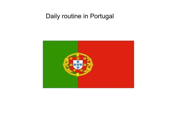 Daily routine in Portugal | ODP