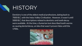 Dentistry | PPTX