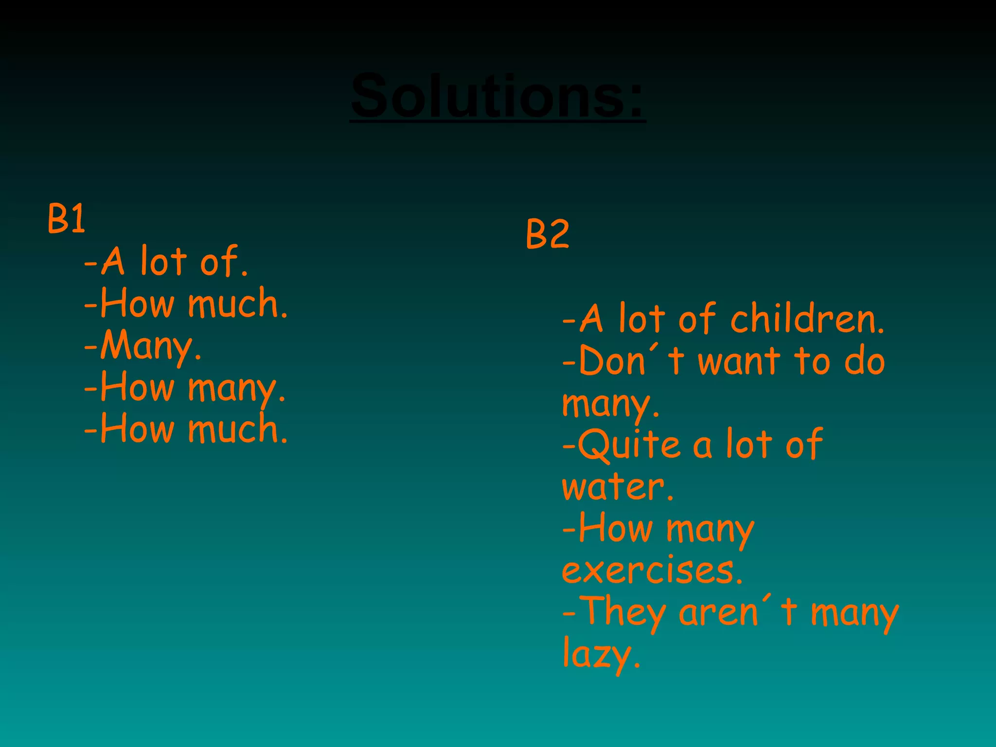 How Much.How Many.Quantifiers | PPT