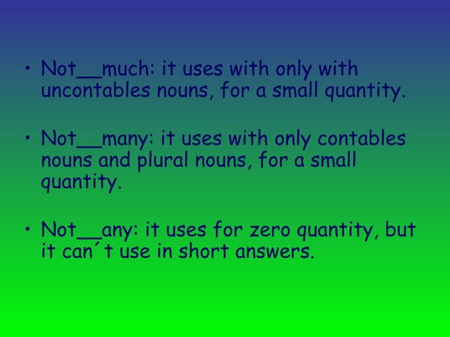 How Much.How Many.Quantifiers | PPT