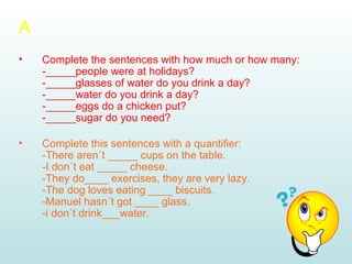 How Much.How Many.Quantifiers | PPT