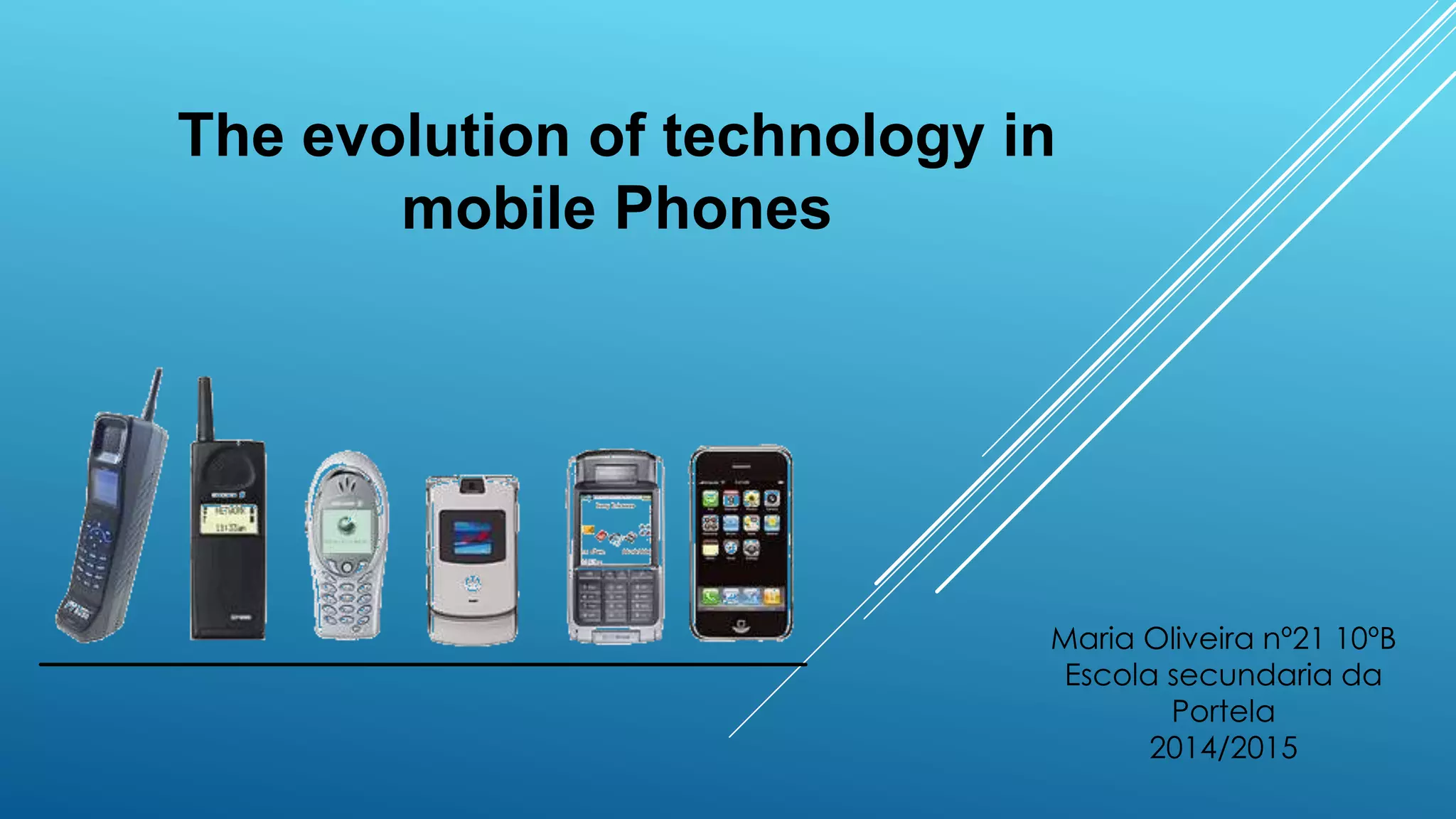 The evolution of technology in mobile Phones | PPT