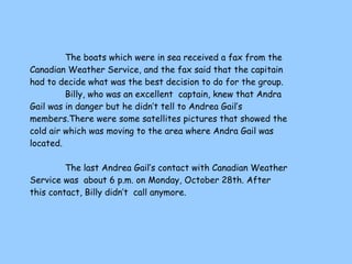 The Perfect Storm | PPT