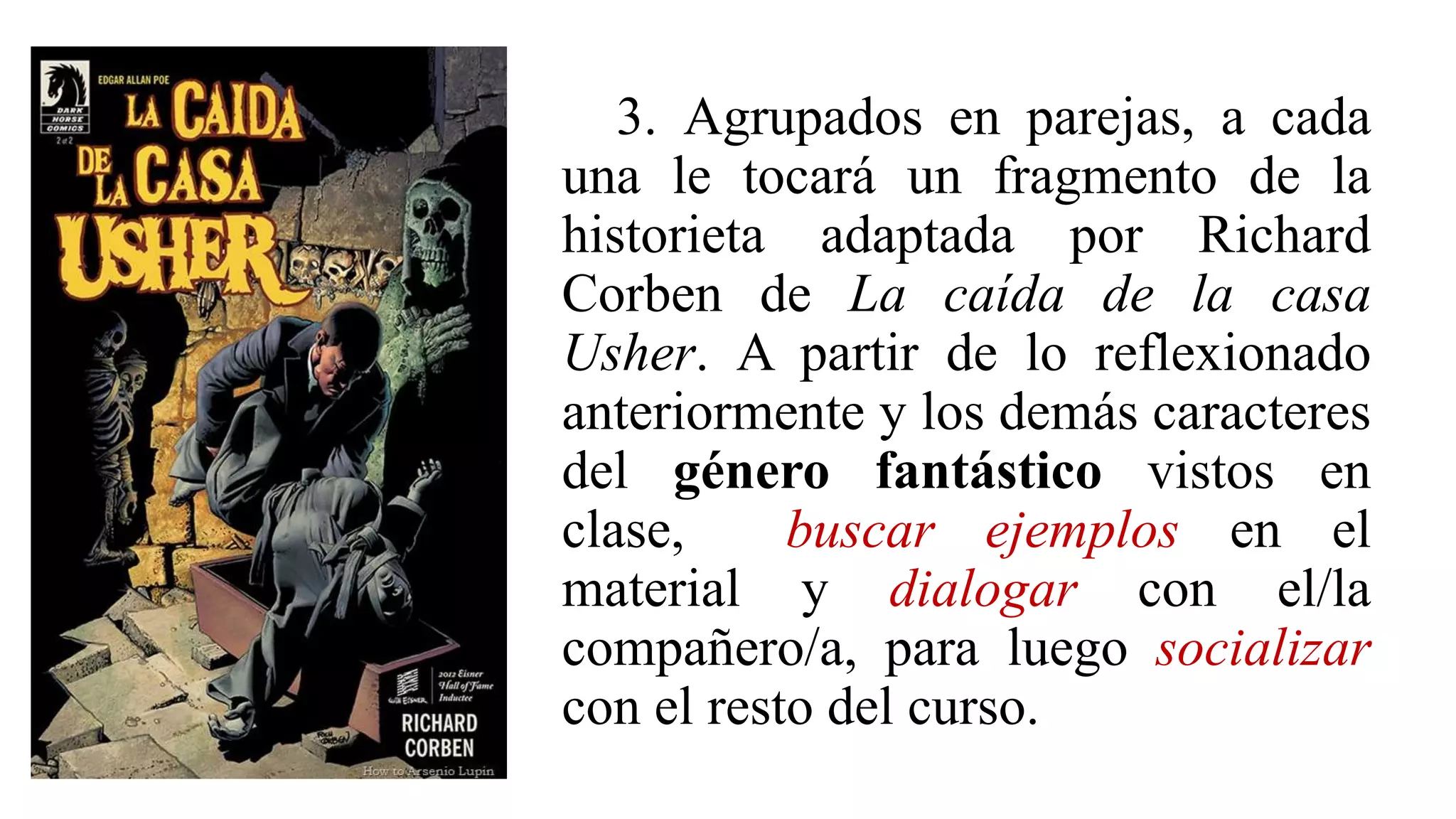 Edgar Allan Poe: los rasgos del género fantástico en La caída de la ...