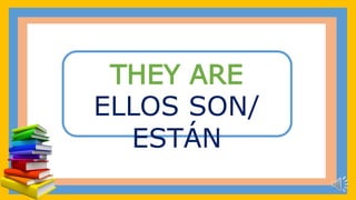 PRESENTE SIMPLE VERBO TO BE. | PPT