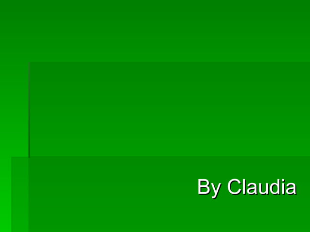 Ingles deberes claudia | PPT