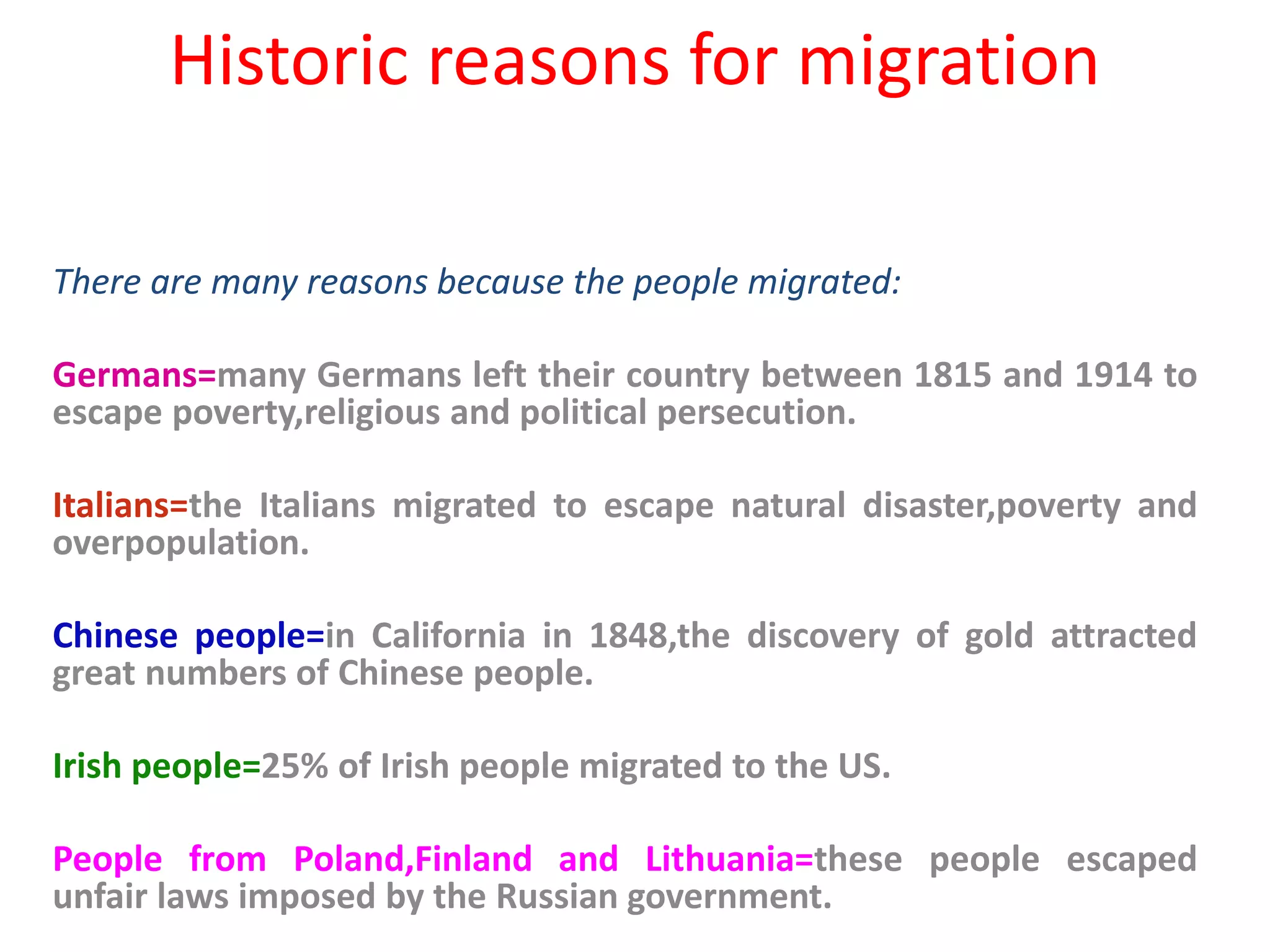 Immigration in the USA | PPTX