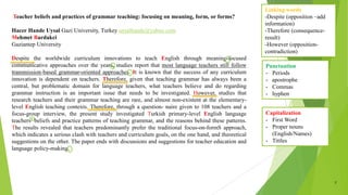 Academic Writing | PPTX | Education