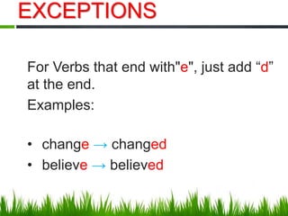 Simple Past-Pasado Simple | PPTX