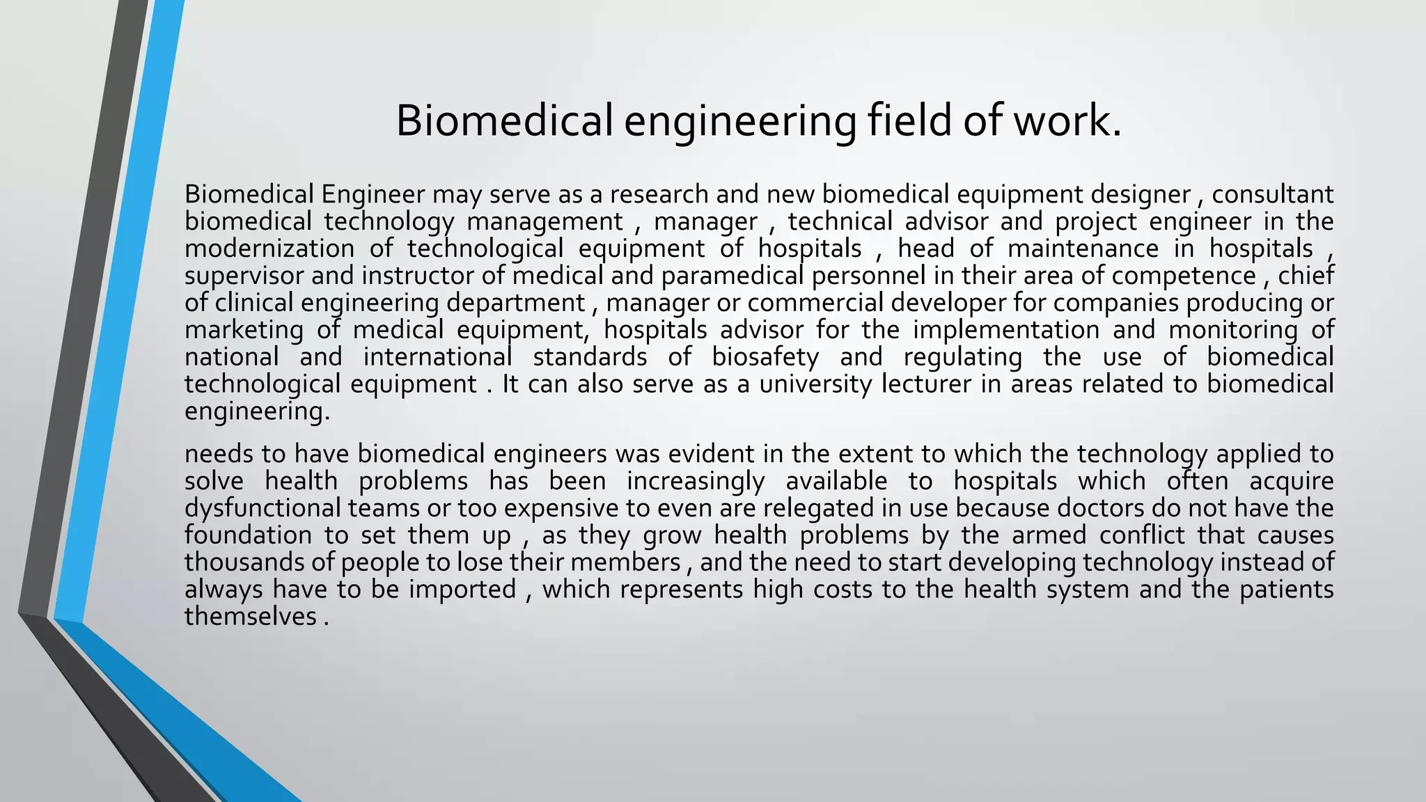 biomedica ingles | PPTX