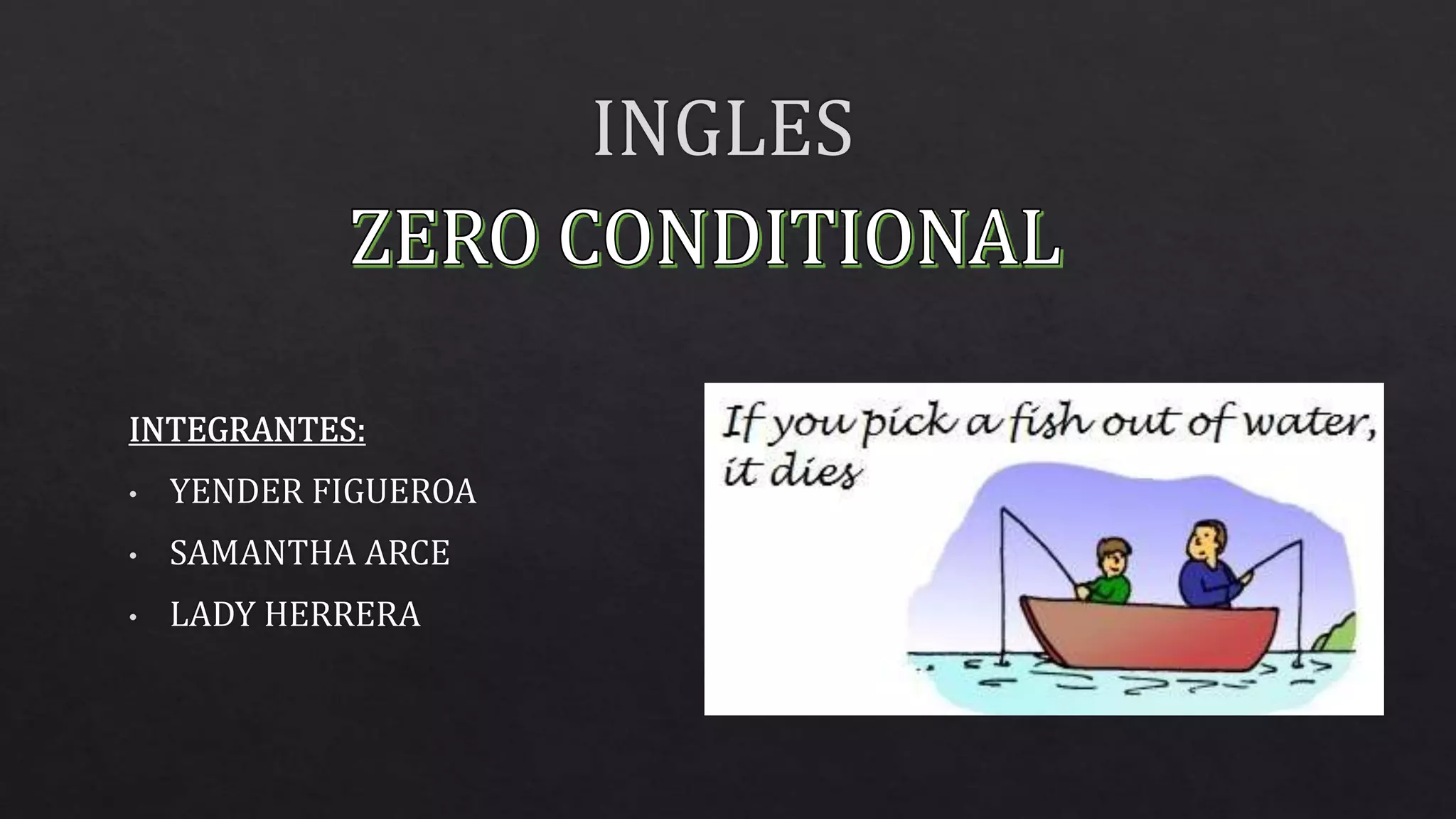 Zero Conditional | PPTX