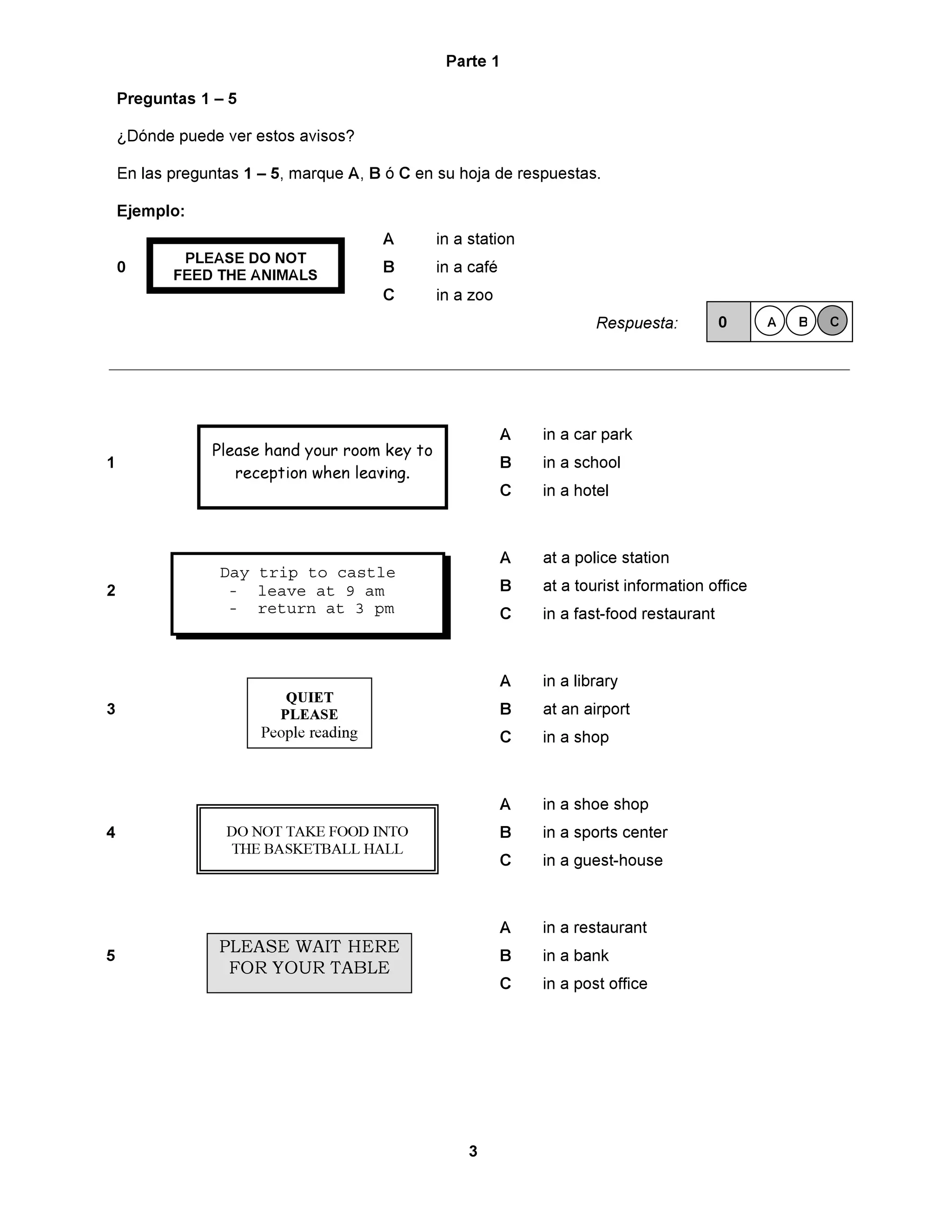 Ingles icfes 2007 | PDF