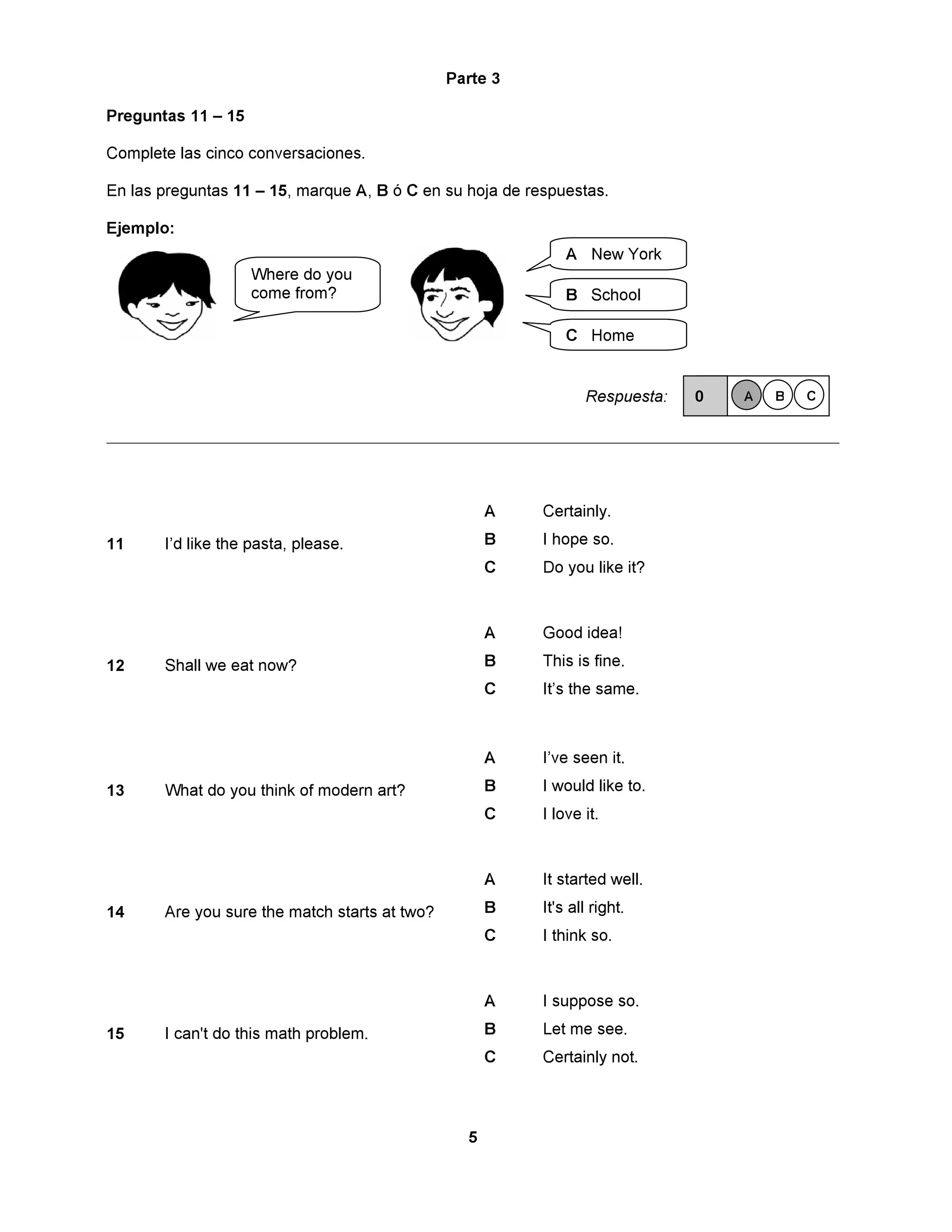 Ingles icfes 2007 | PDF