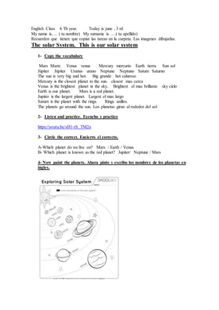Ingles junio 6 to | DOC