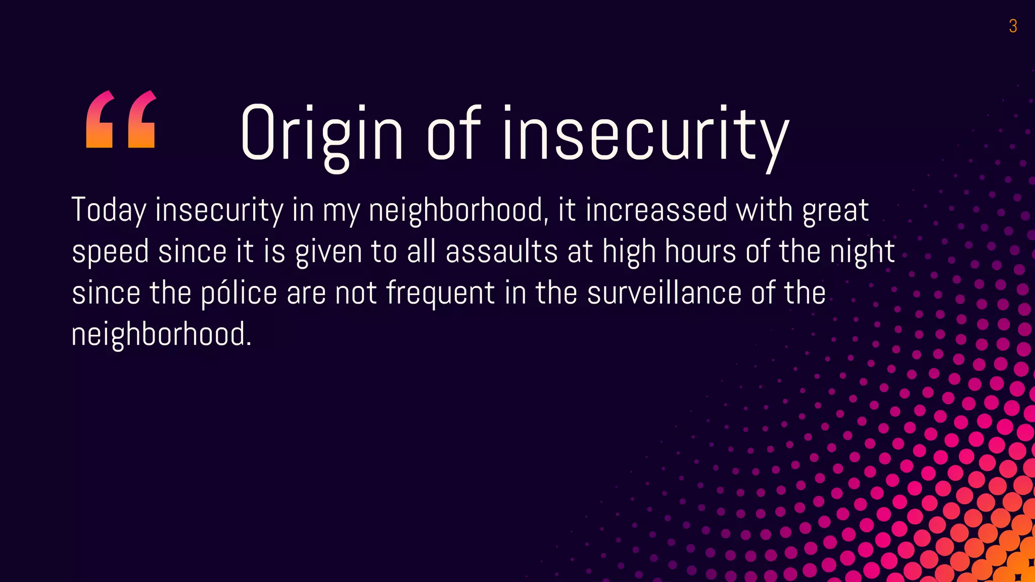 Neighborhood Insecurity | PPTX