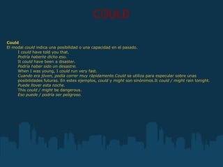 Ingles modal verbs | PDF