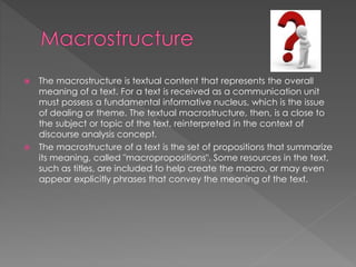 Macroestructura | PPT