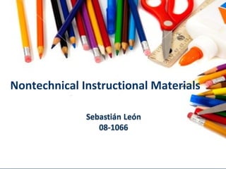 Nontechnical Instructional Materials | PPT