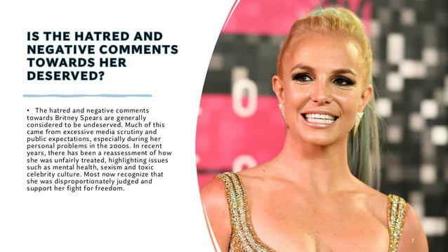 Presentacion de Britney Spears en la que se habla de su vida | PPT