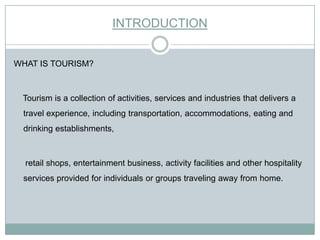 tourism theory and practice | PPTX