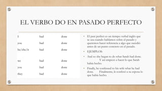 INGLES VERBO DO.pptx presentación rápida | PPTX