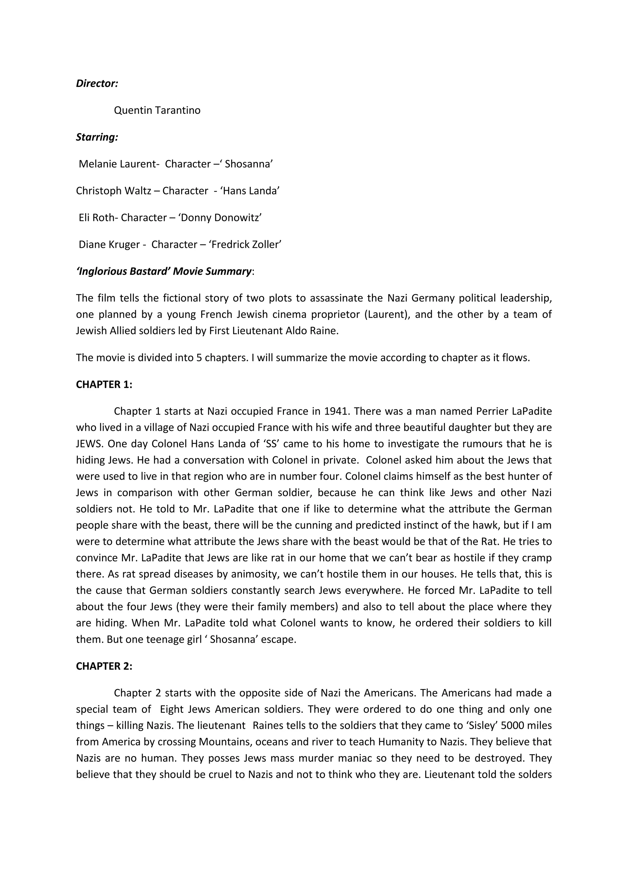 Inglorious bastards | DOCX