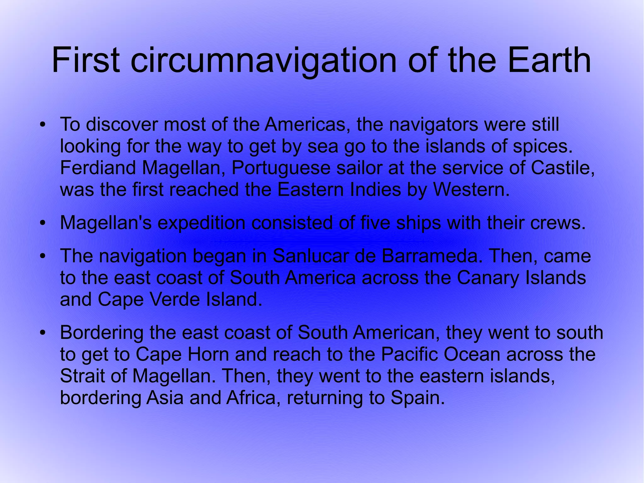 Ferdinand Magellan | ODP