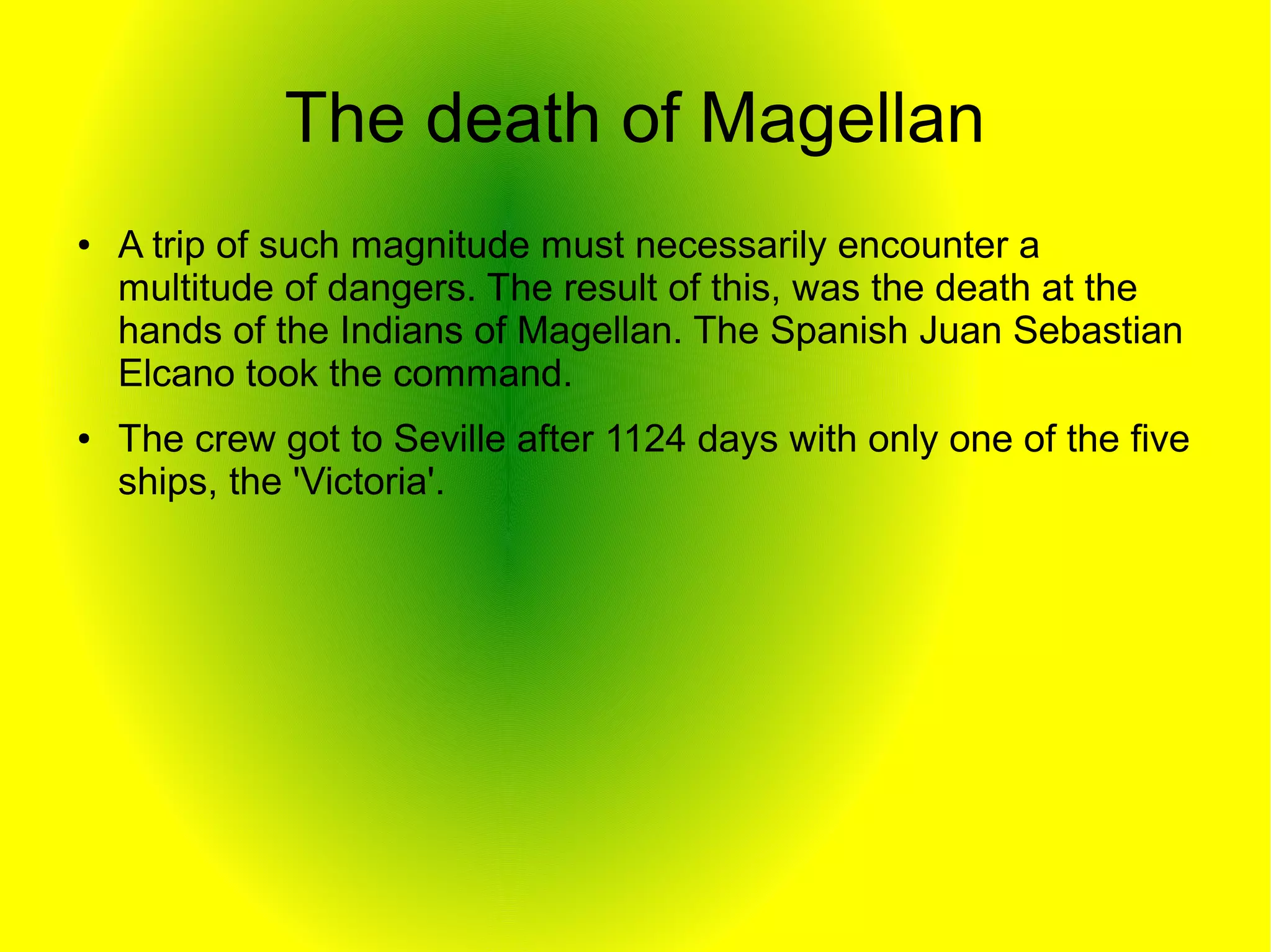 Ferdinand Magellan | ODP