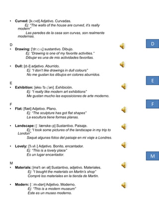 DICCIONARIO ARTE INGLÉS | PPSX