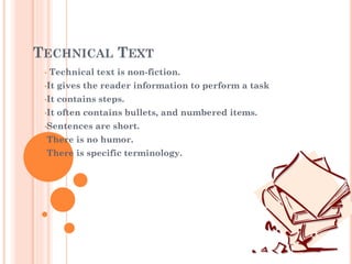 Inglês Técnico - Types of Texts | PDF