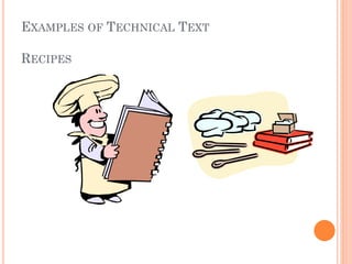 Inglês Técnico - Types of Texts | PPT