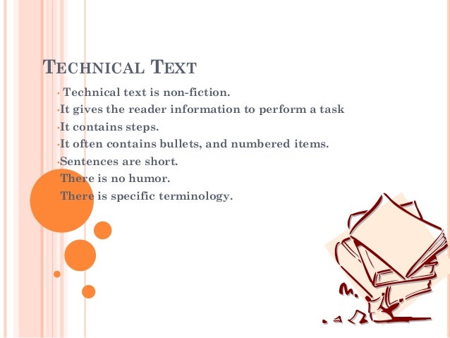 Inglês Técnico - Types of Texts