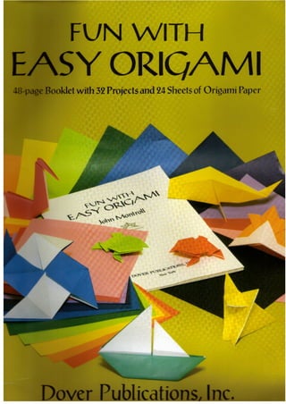 Papiroflexia (Origami) Muy Fácil | PDF