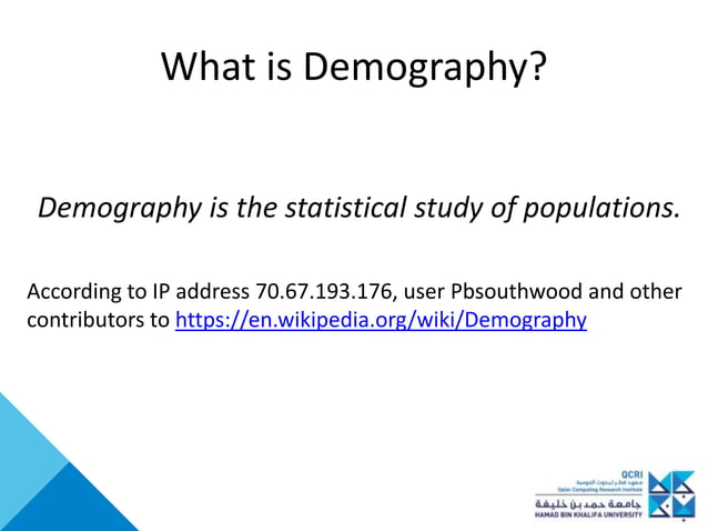 Digital Trace Data for Demographic Research | PPT