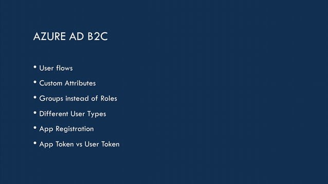 Azure AD B2C – integration in a bank | PDF