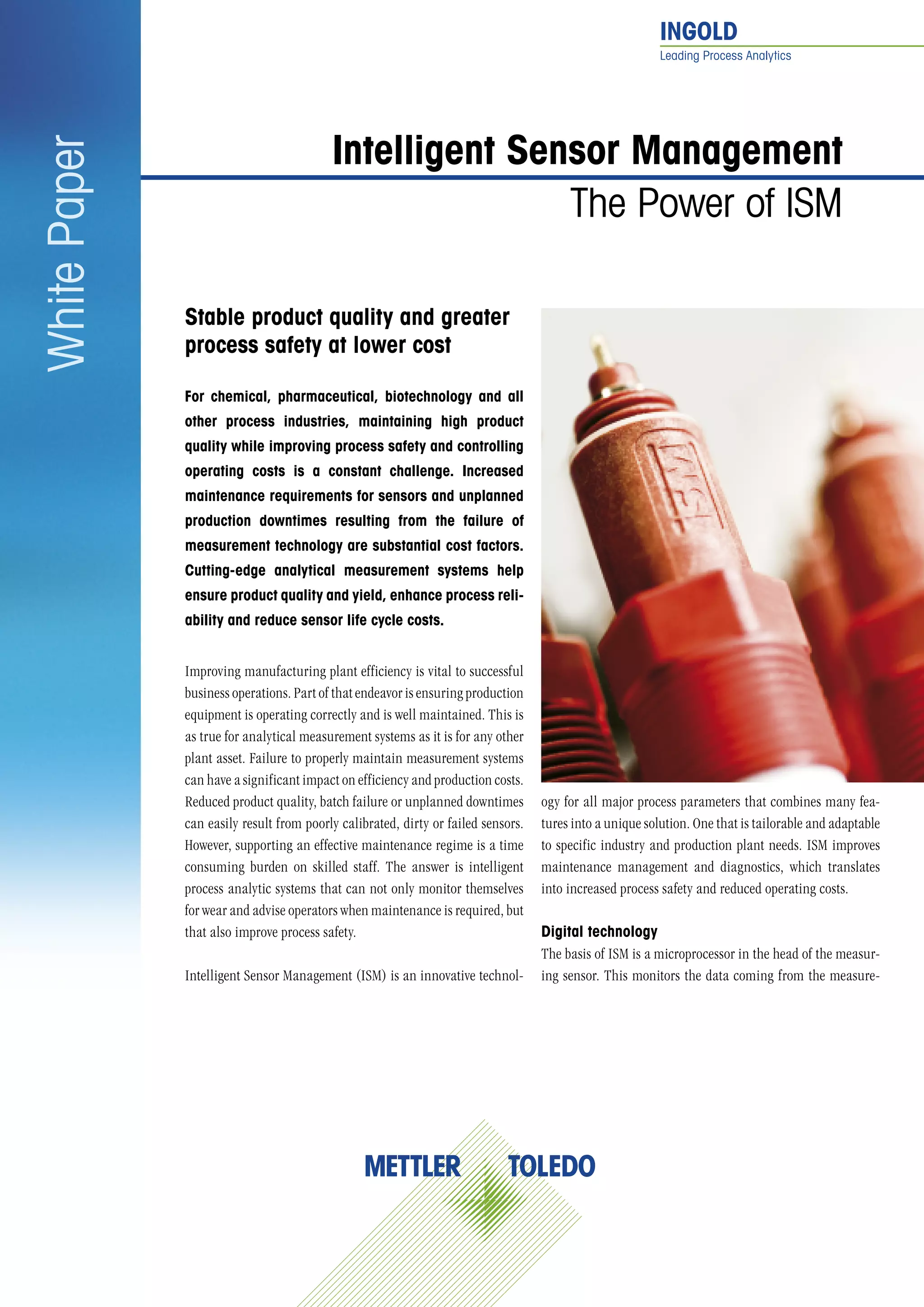 Intelligent Sensor Management From Ingold | PDF