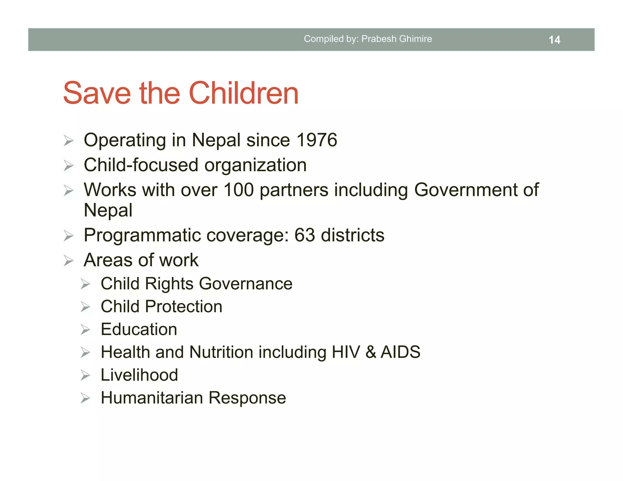 International Non Government Organizations (INGOs) in Nepal | PDF