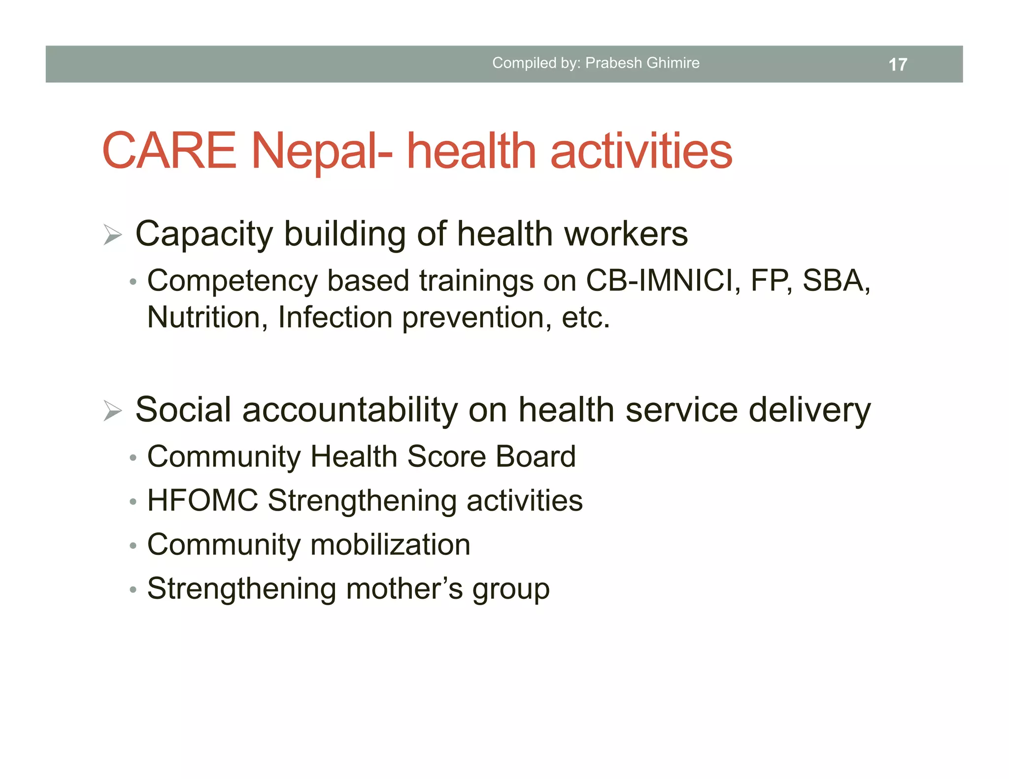 International Non Government Organizations (INGOs) in Nepal | PDF