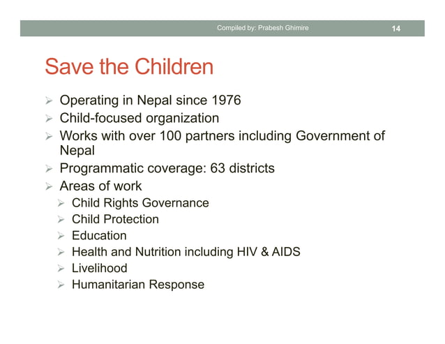 International Non Government Organizations (INGOs) in Nepal | PDF | Non ...