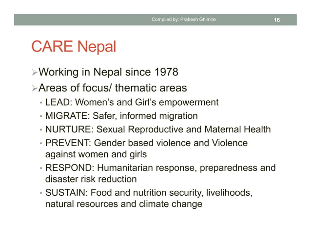 International Non Government Organizations (INGOs) in Nepal | PDF | Non ...