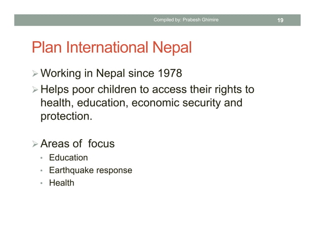 International Non Government Organizations (INGOs) in Nepal | PDF | Non ...