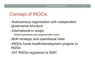International Non Government Organizations (INGOs) in Nepal | PDF | Non ...