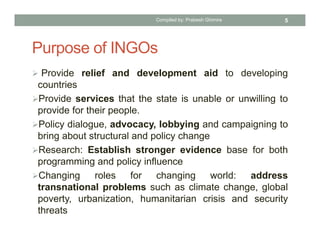 International Non Government Organizations (INGOs) in Nepal | PDF