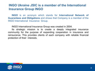 INGO Ukraine 2008 annual report | PPT