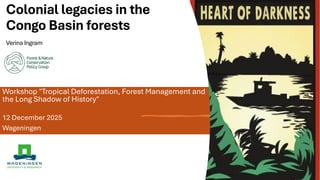 Colonial legacies in the Congo Basin forests | PDF
