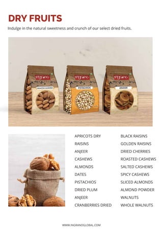 Ingrano offers an expansive range of organic, conventional, frozen, and ...